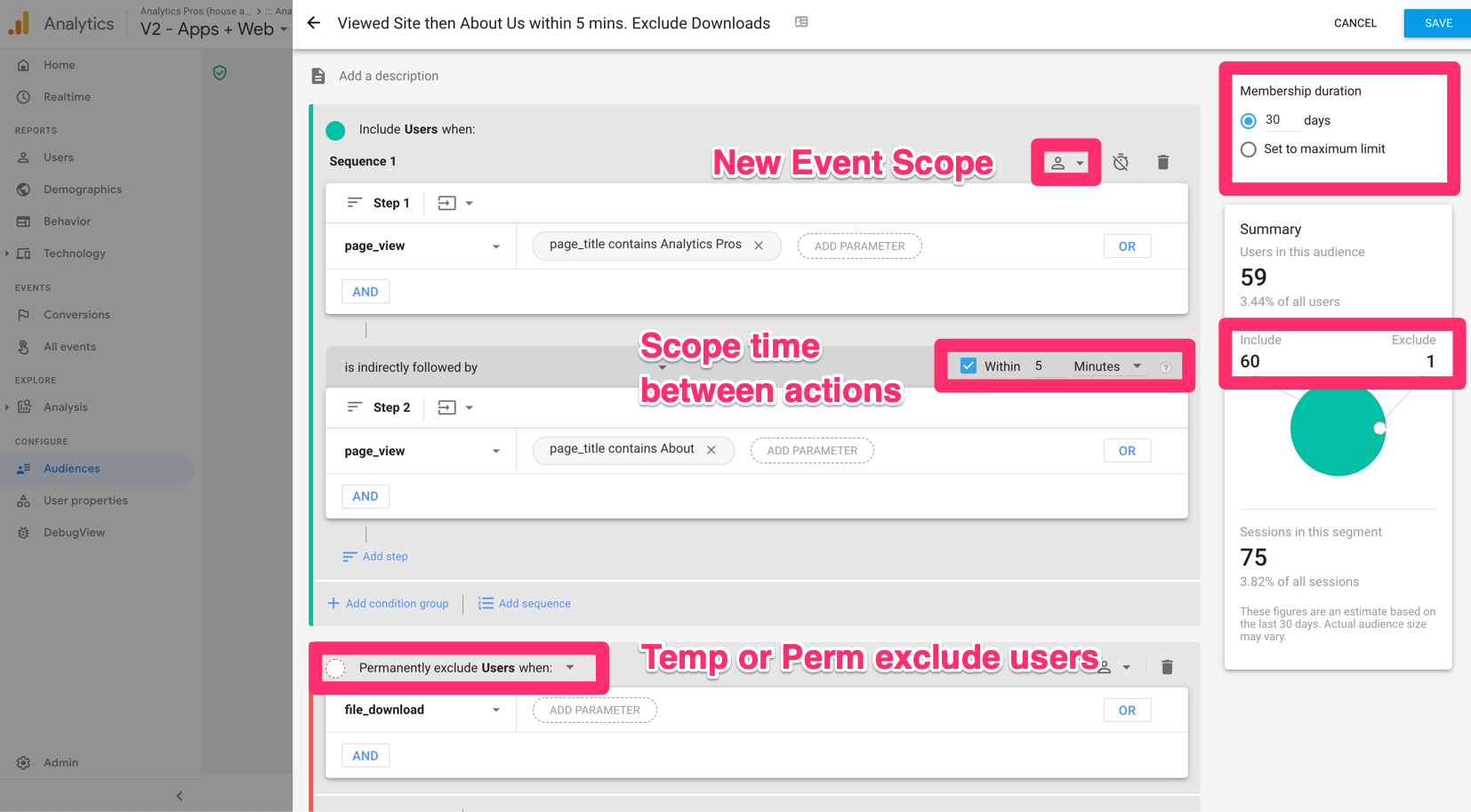 New Features in App + Web Properties in Google Analytics - Adswerve