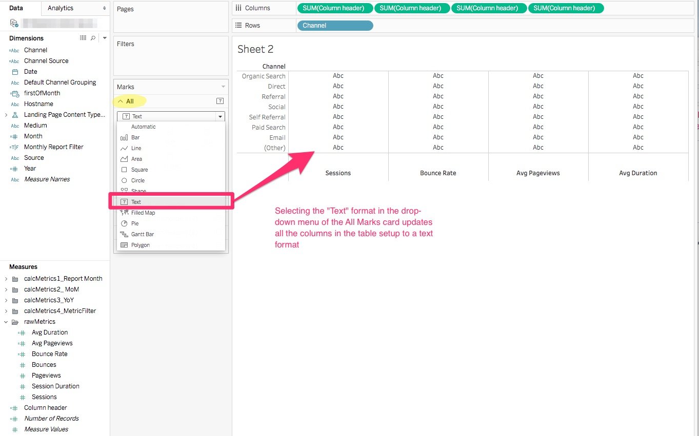 How to Independently Conditionally Format Table Columns in Tableau ...