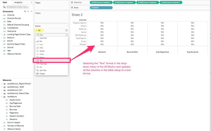 How to Independently Conditionally Format Table Columns in Tableau ...