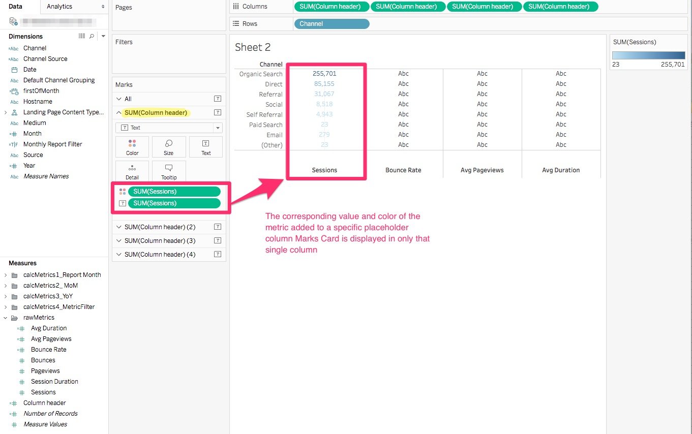 How to Independently Conditionally Format Table Columns in Tableau ...