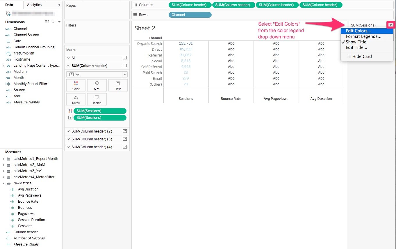 How to Independently Conditionally Format Table Columns in Tableau [2021 Updated] - Adswerve